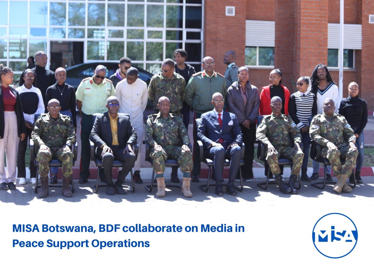 MISA Botswana, BDF collaborate on Media in Peace Support Operations ...
